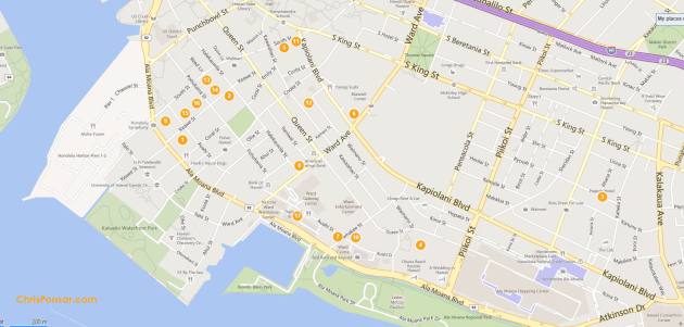 Map of Proposed Kakaako Developments | Chris Ponsar, MAI, SRA